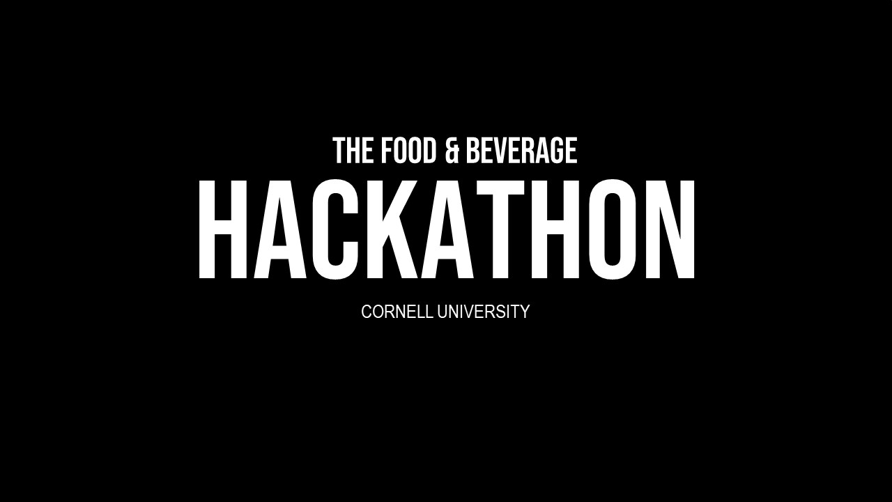 Hackathons - Entrepreneurship at Cornell